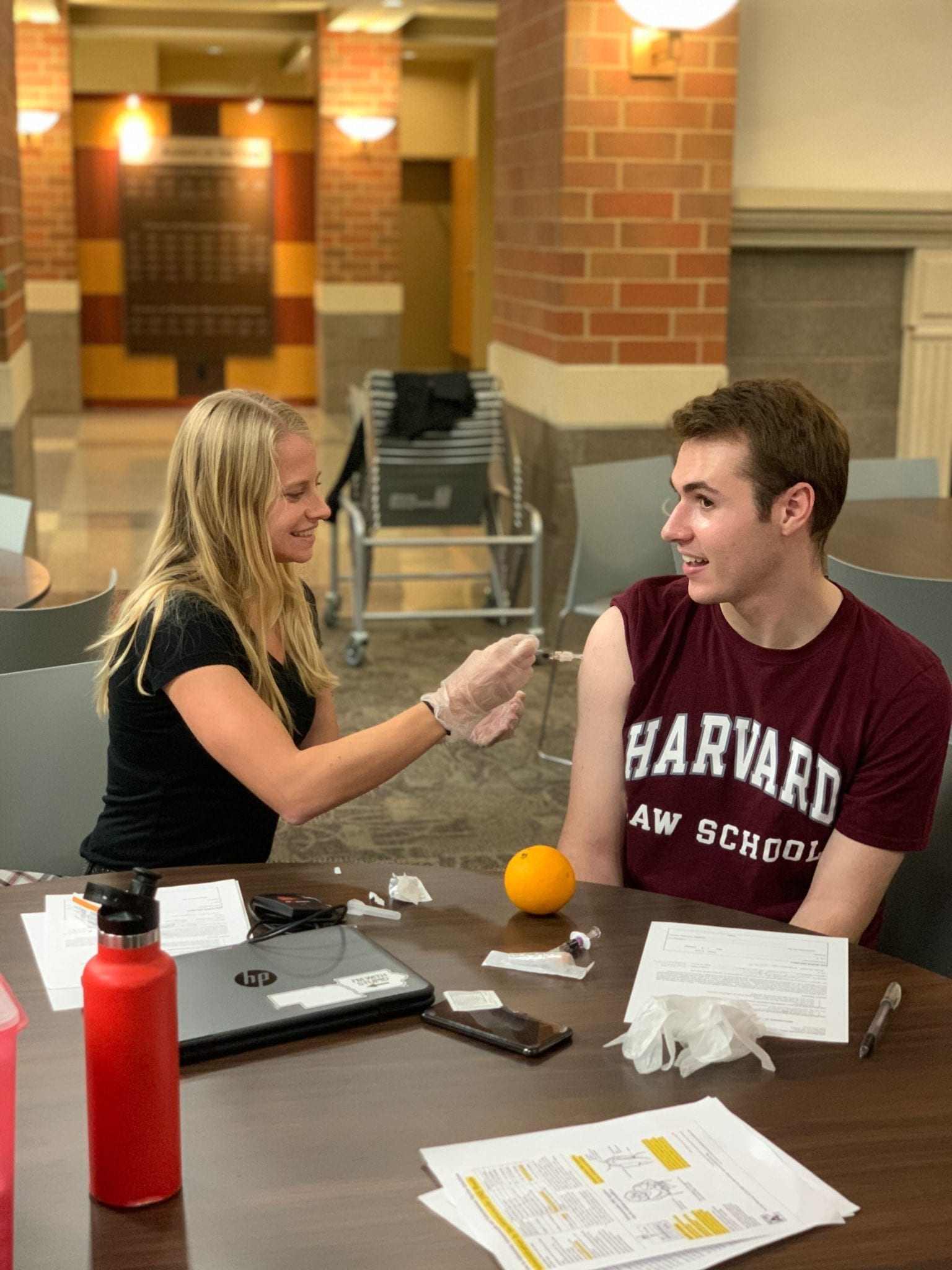 Students embrace getting, giving flu vaccines | News | Des Moines ...