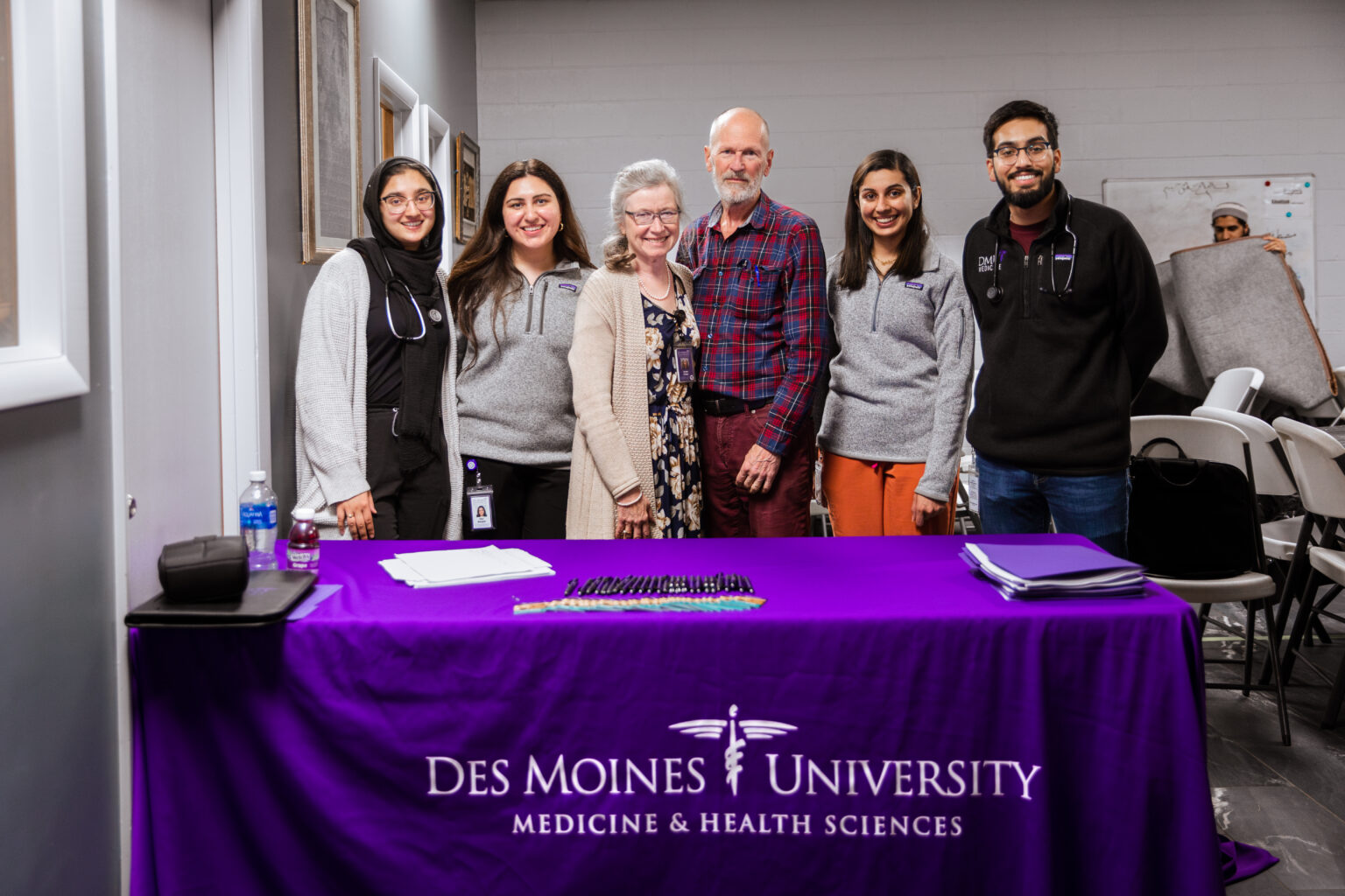 DMU Students Provide Health Screenings to Mosque Members | News | Des ...
